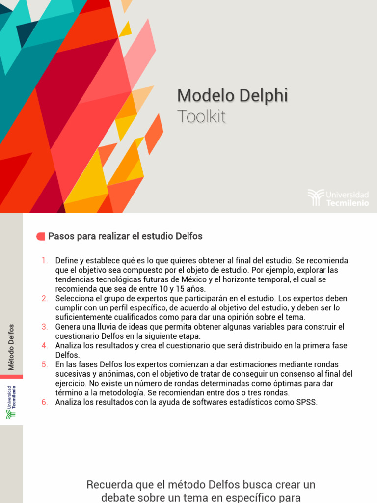 Guía del Método Delphi para Estudios Futuros | PDF | Metodología de encuesta | Cuestionario