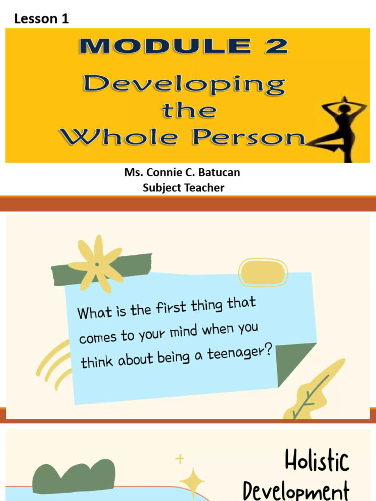 Presentation Module 2 | PDF | Thought | Emotions