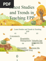 Approaches Methods and Techniques in Teaching EPP | PDF | Learning | Project Based Learning