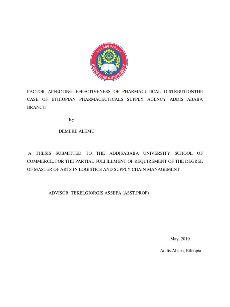 Demeke Alemu | PDF | Supply Chain Management | Inventory