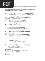 Index and Log | PDF | Logarithm | Numbers