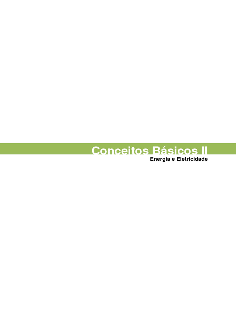 Conceitos Basicos II Eletricidade e Energia | PDF | Calor | Termodinâmica