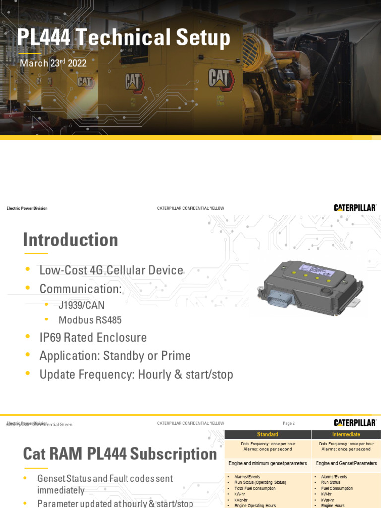PL444 Technical Set Up | Download Free PDF | Computer Engineering ...