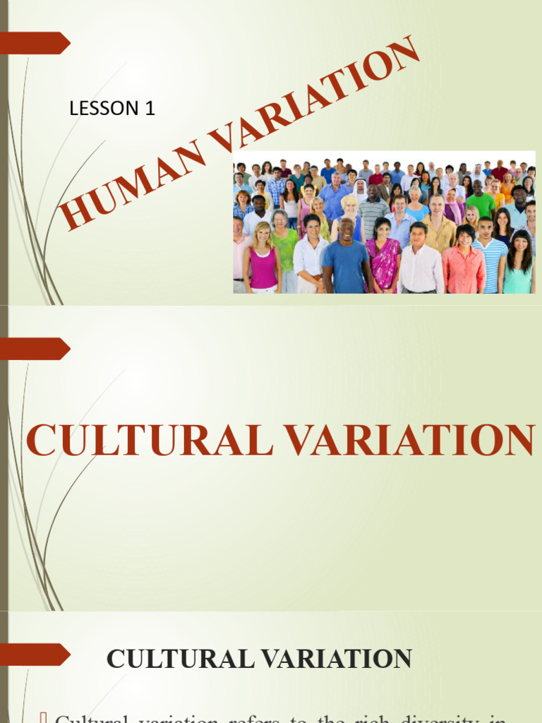 Cultural Variation Power Point | PDF | Gender | Gender Studies