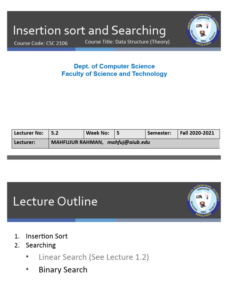 Lecture 05.2 | PDF | Information Retrieval | Algorithms And Data Structures