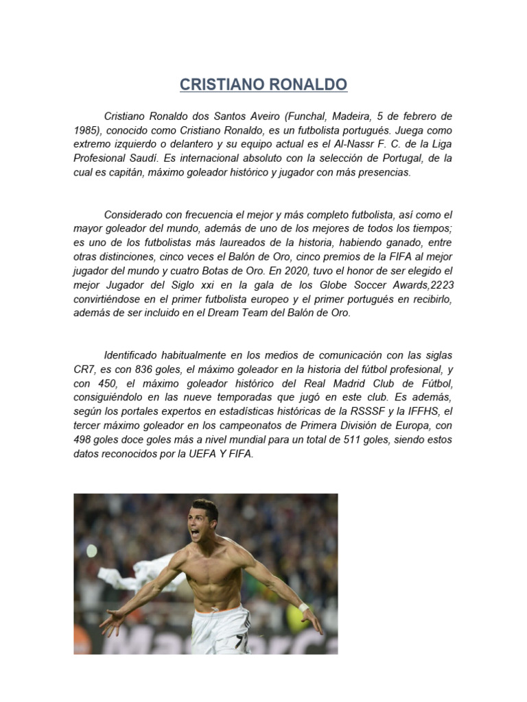 Cristiano Ronaldo | PDF