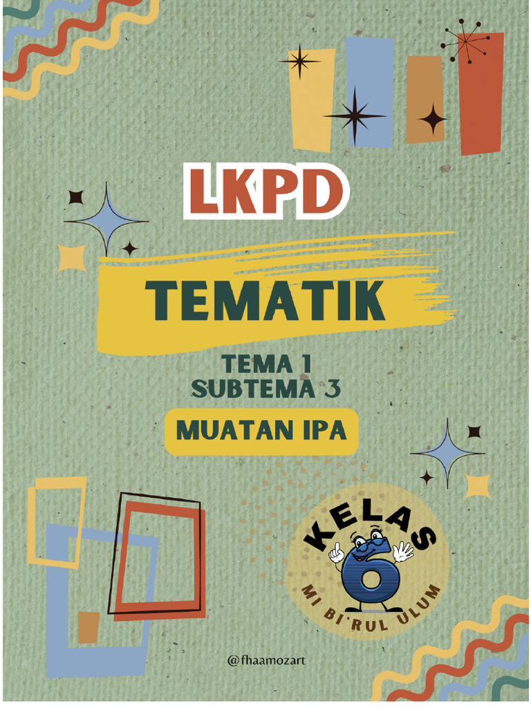 LKPD Ipa Tema 1 Sub 3 | PDF