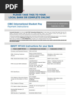 BPI Telegraphic Transfer Form | PDF | Banks | Foreign Exchange Market