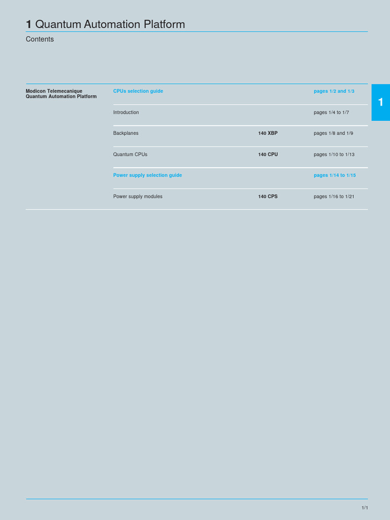 Automate Modicon Quantum | PDF | Programmable Logic Controller | Central Processing Unit