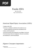 Escala ASIA: Clasificación de Lesiones Medulares | PDF