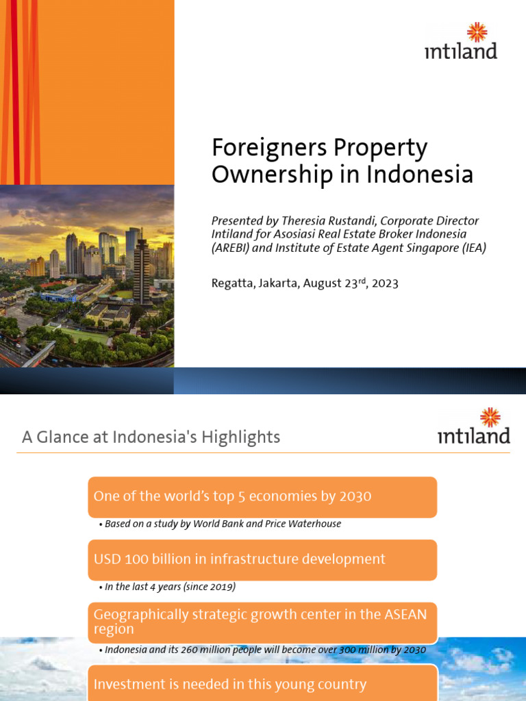 Materi Presentasi TVR - Sosialiasasi Kepemilikan Properti WNA - AREBI & Spore - 23 Aug 2023 ...