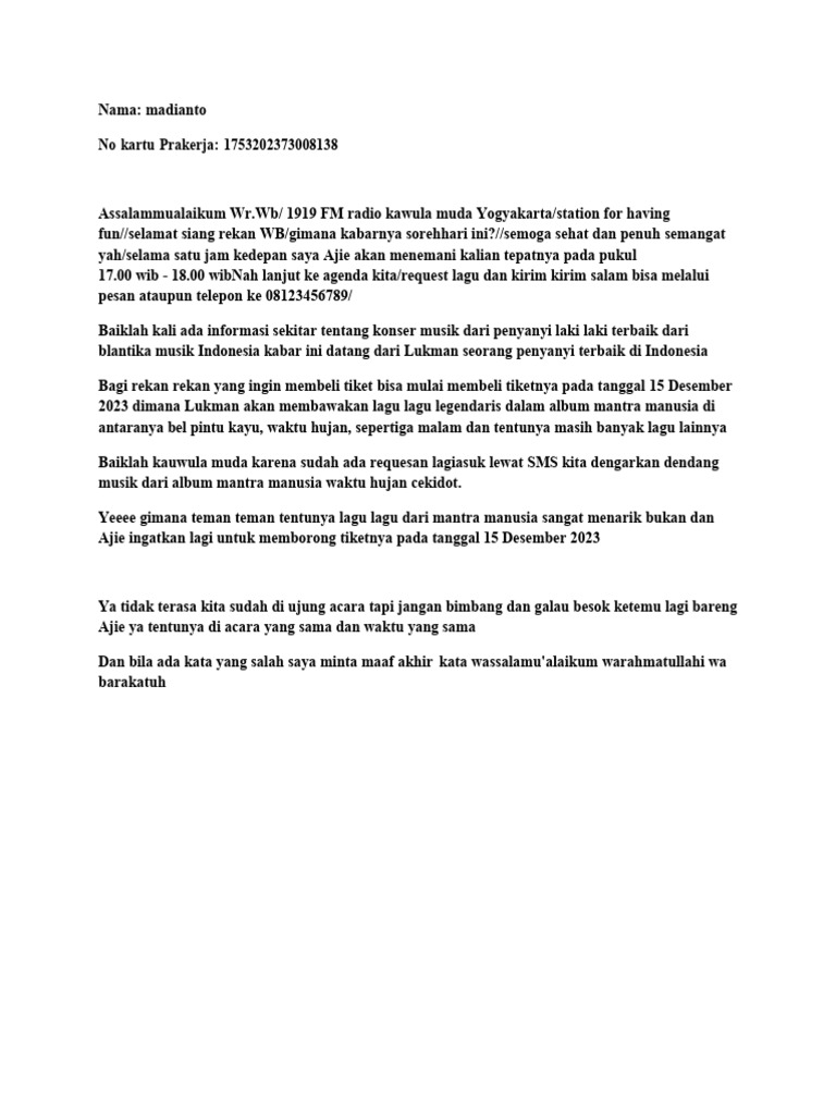 TPM 3 Naska Materi - Madianto-1 | PDF