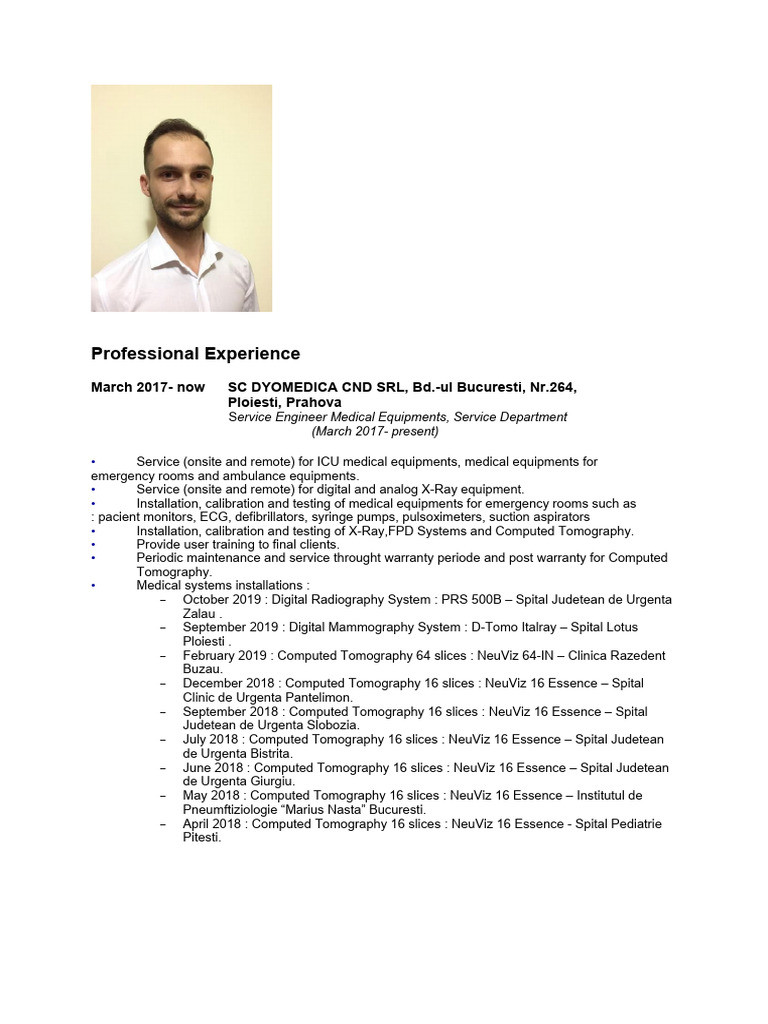 CurriculumVitae Colti Dumitrescu Razvan Gabriel Converted+ (1) 2 | PDF ...