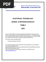 Electrical Technology Power Systems Grade 11 Term 3 2024 Revision Pack | PDF | Electric Motor ...