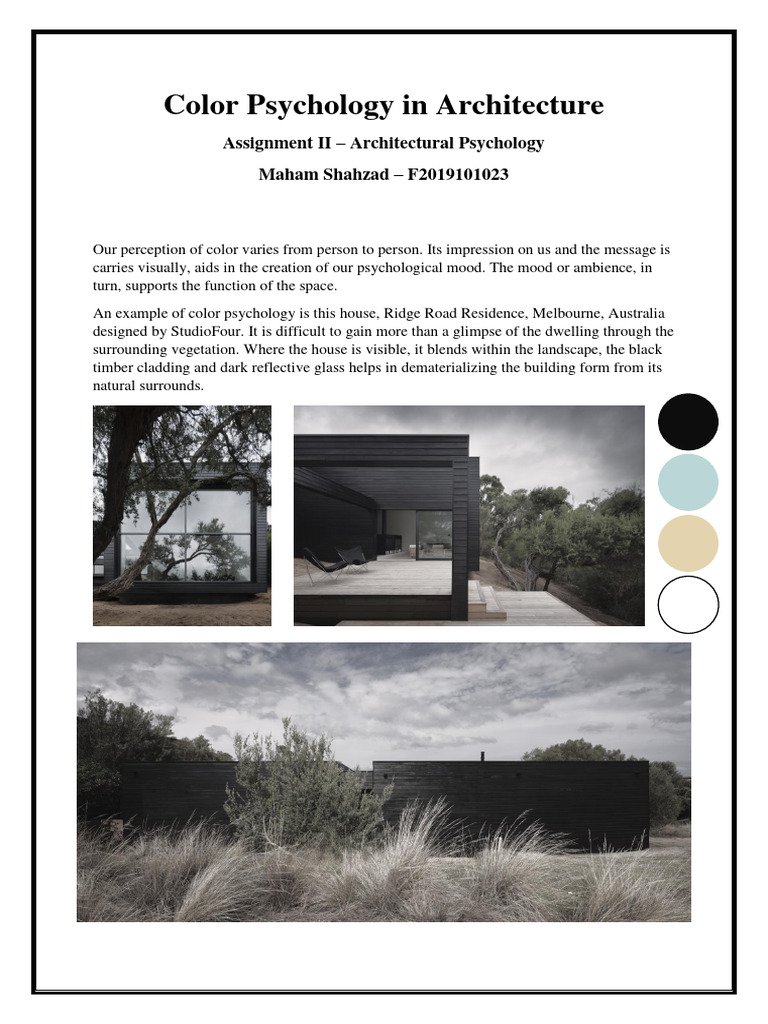 Color Psychology in Architecture | PDF