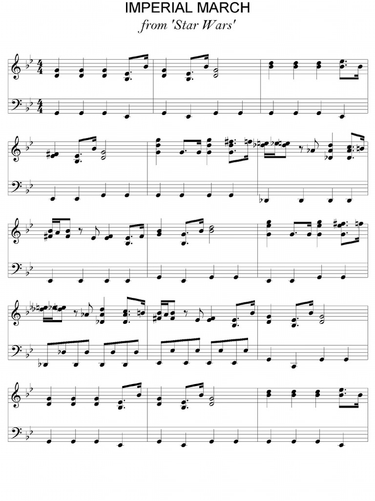 Star Wars Imperial March | PDF