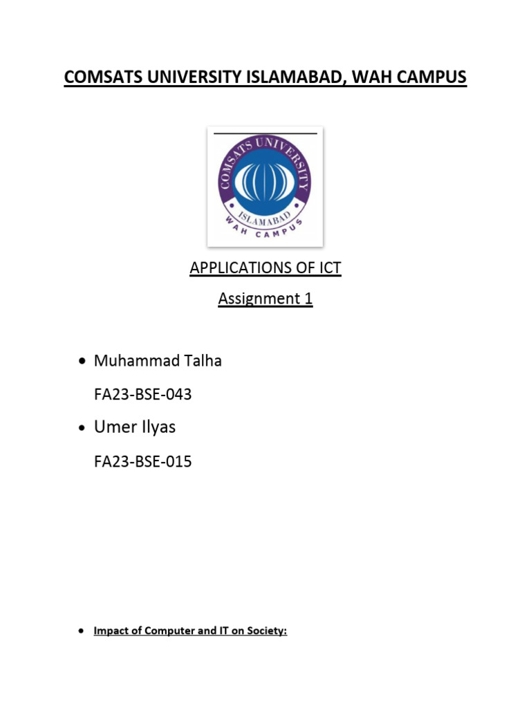 Sample Ict | PDF | Personal Computers | Parallel Computing