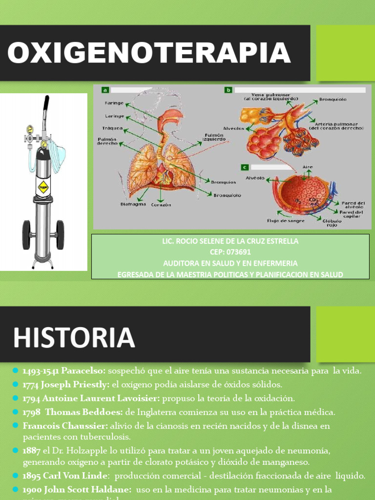 Guía Completa de Oxigenoterapia | PDF | Oxígeno | Especialidades Medicas