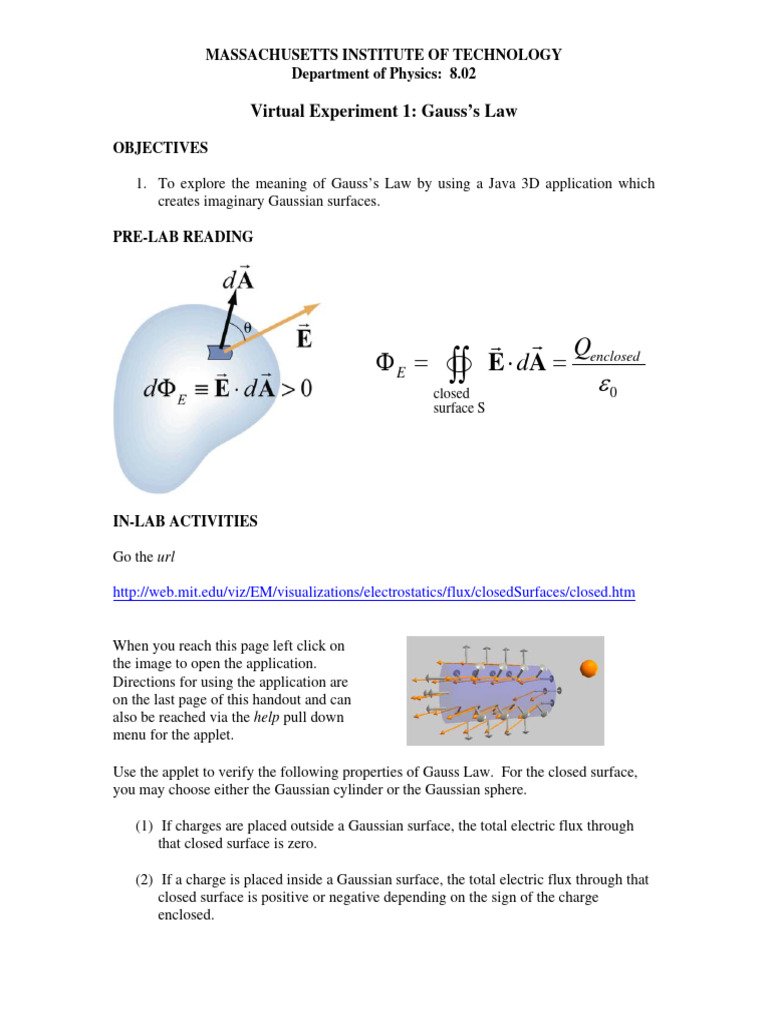 Exp 01 Virtual | PDF | Electromagnetism | Physics