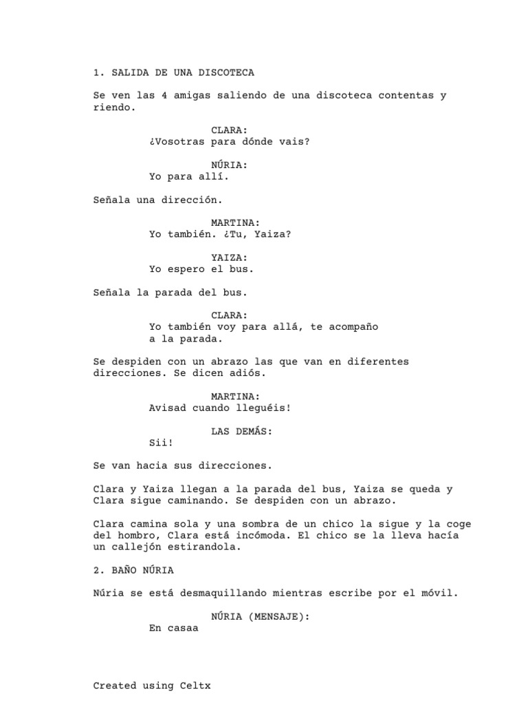 Script My Project | PDF