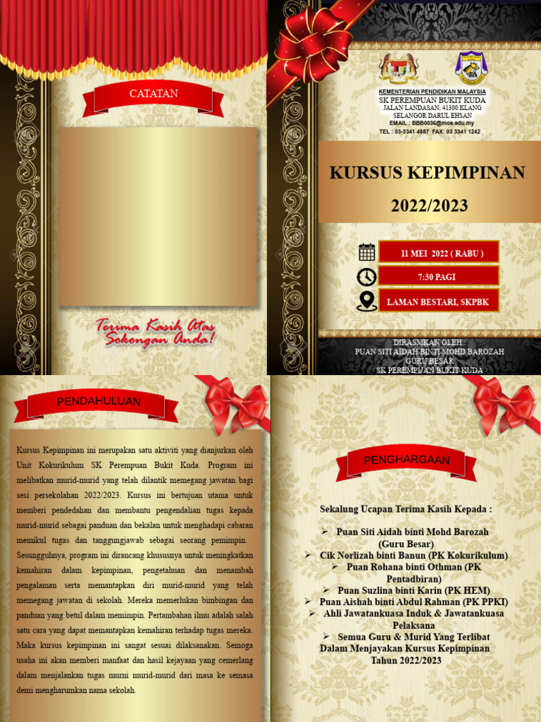 Buku Program Kem Kepimpinan 2022 | PDF