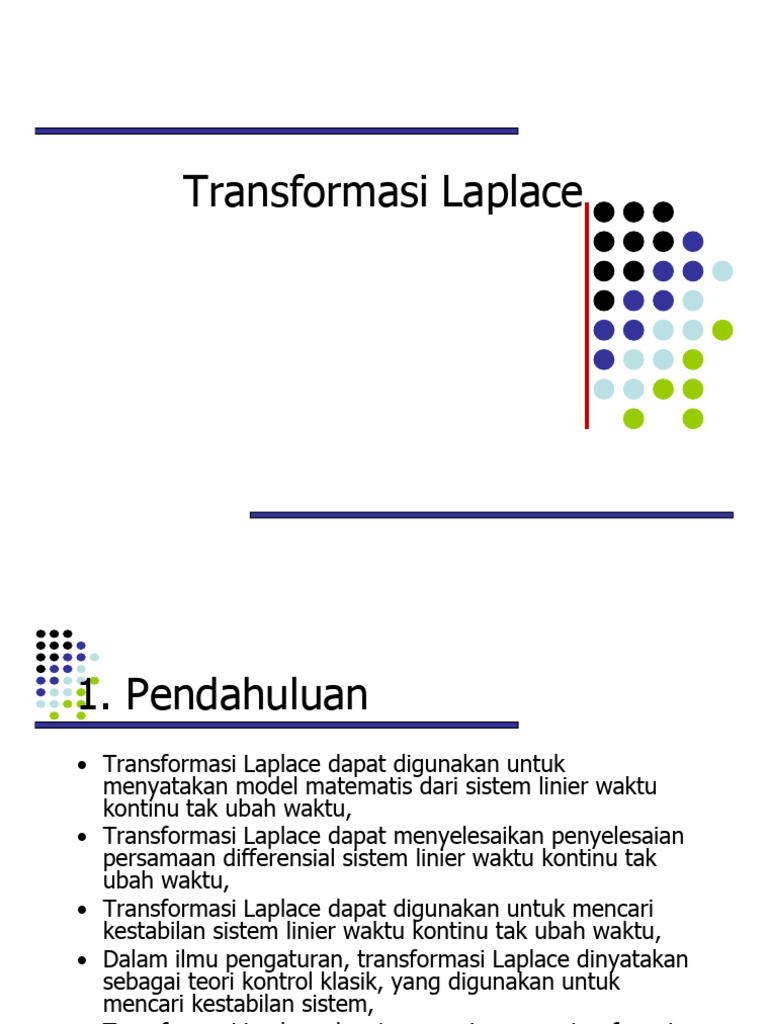 3 Transformasi Laplace01 Rev-1 | PDF