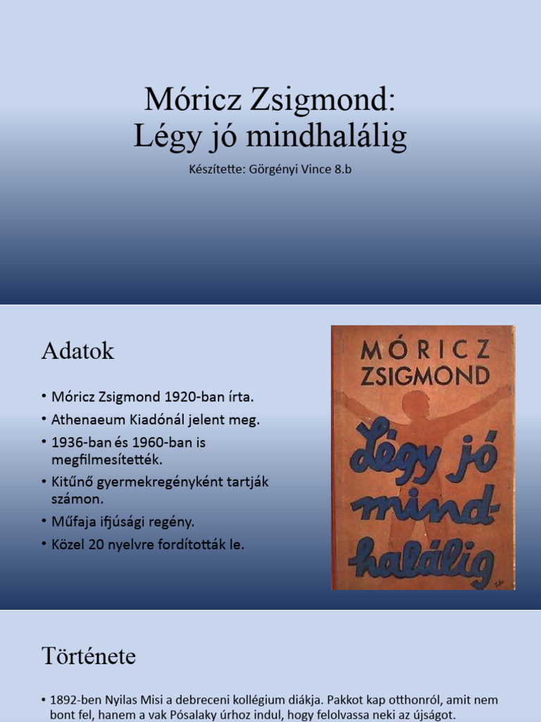 Légy Jó Mindhalálig | PDF