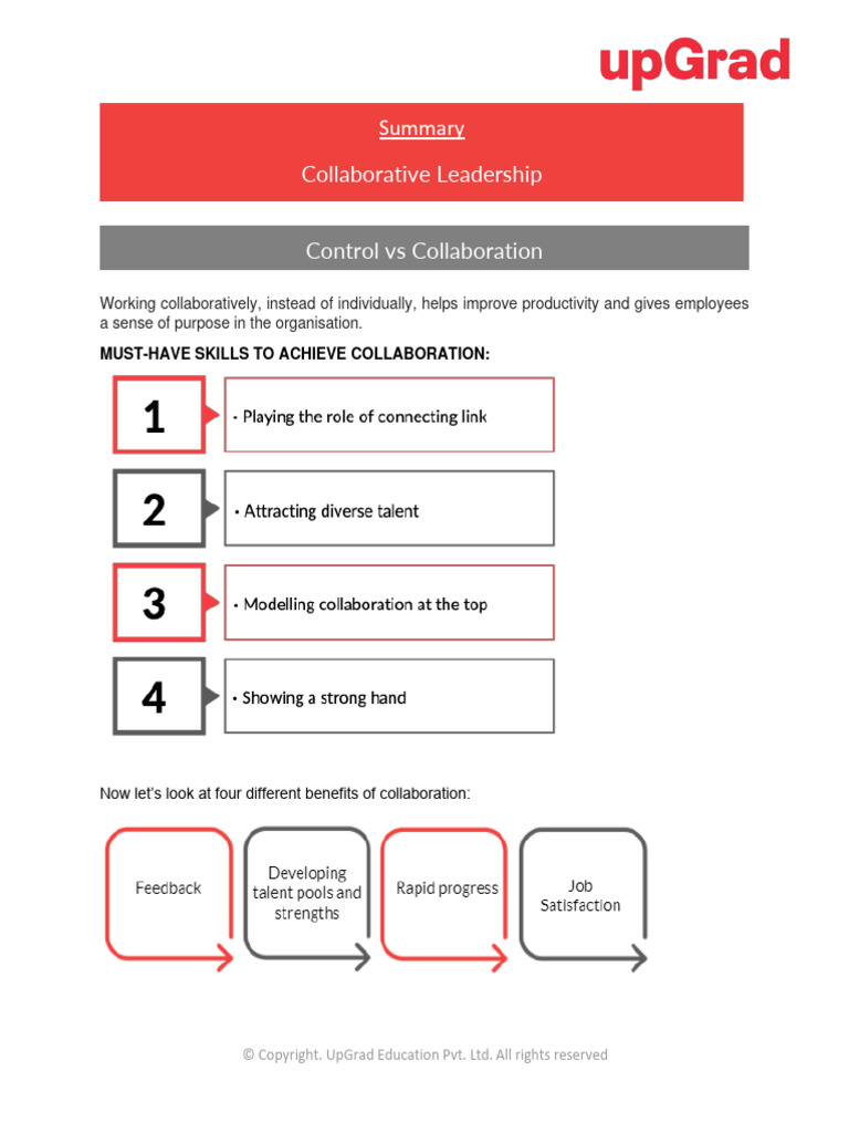 JGU Collaborative Leadership | PDF | Leadership | Goal
