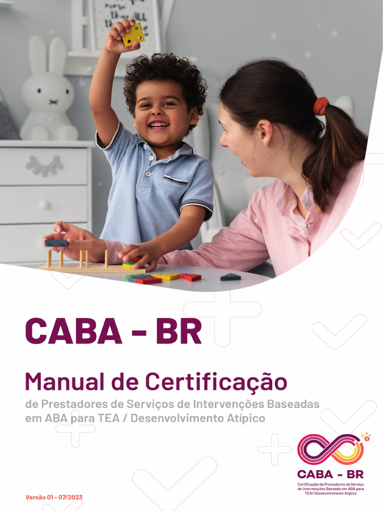 Manual Certificação CABA-BR - Grupo IBES | PDF | Espectro do autismo ...