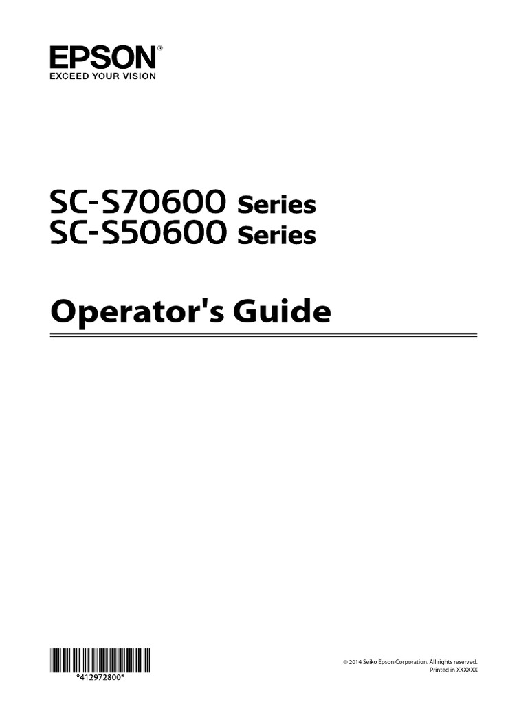 SC-S50 S70 - Operator Guide - EN | PDF | Printer (Computing) | You Tube
