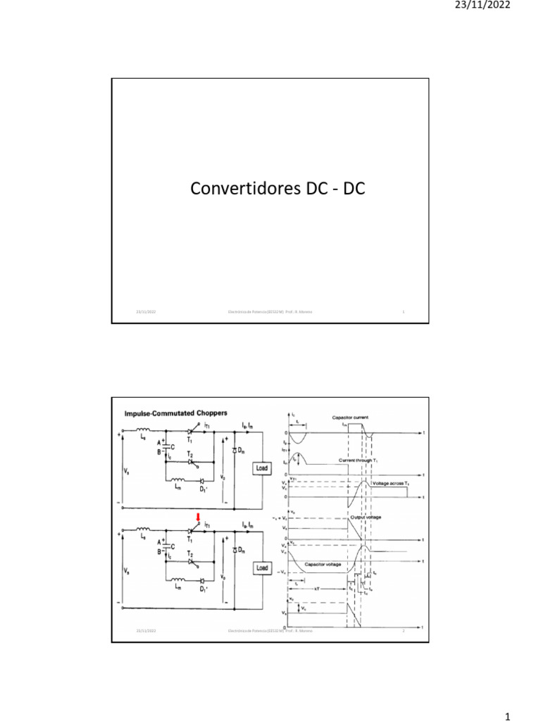 Presentación Convertidores DC DC 2022 2 VerA SeccM | PDF | Fuente de alimentación | Ingenieria ...