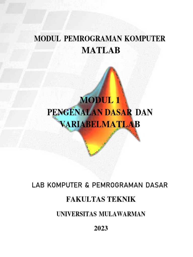 Modul I Matlab Pengenalan Dan Dasar Matlab Pdf 6965
