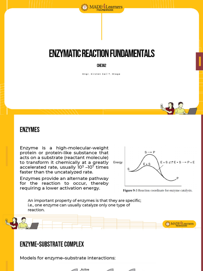 Module 9 - Enzymatic Reaction Fundamentals | PDF