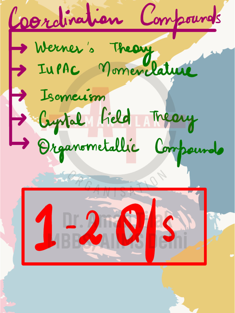 Coordination DigiBook | PDF | Coordination Complex | Ligand