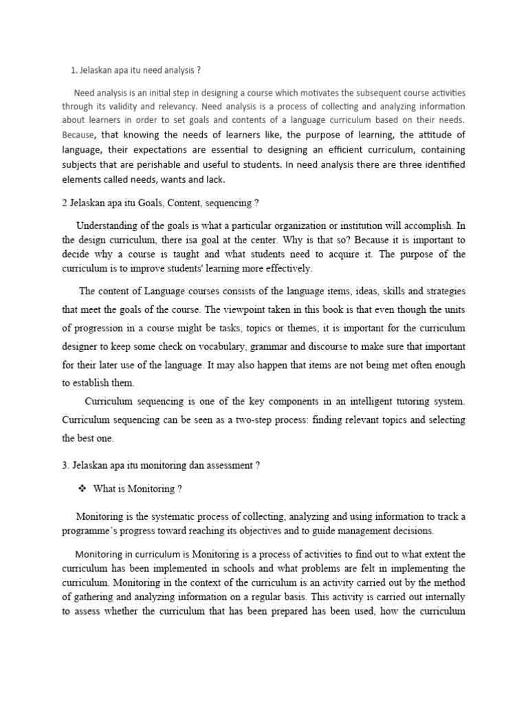 Language Curriculum Design Essentials | PDF | Educational Assessment ...