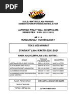 Contoh Report PSM Utem | PDF