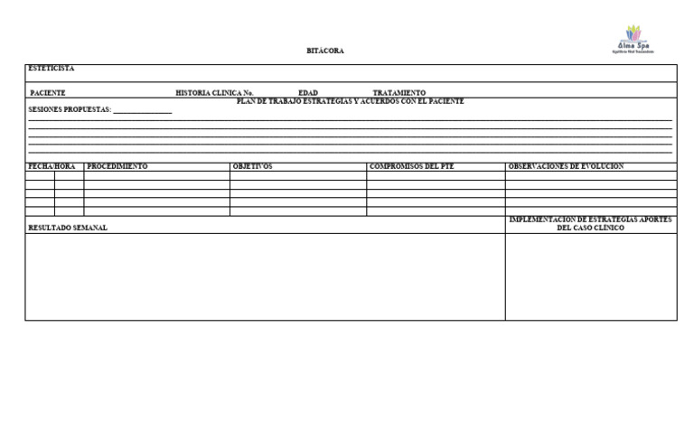 Bitacora Spa | PDF