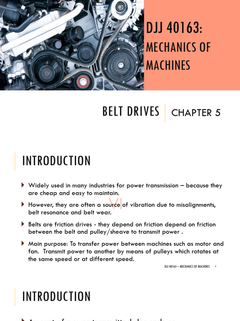 Belt Drives: Types, Functions, and Calculations | PDF | Belt ...