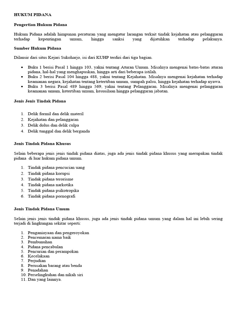 Kliping PIDANA Dan Perdata | PDF | Fiksi Misteri, Thriller, & Kejahatan