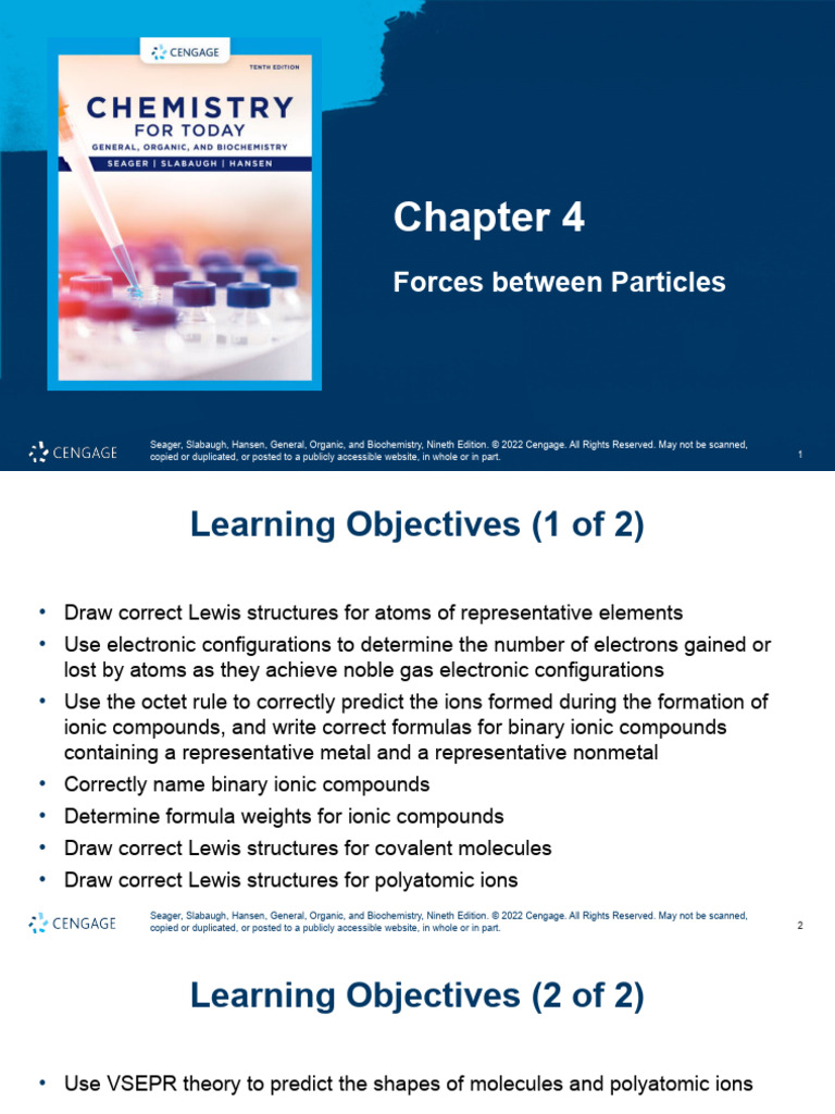 Seager 10e Ch04 PowerPoint | PDF | Chemical Polarity | Ion