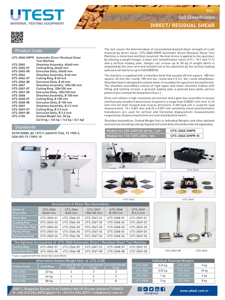 UTS-2060 SMPR Automatic Direct Test Machine+4 | PDF | Software | Stress ...