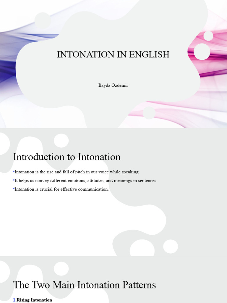 Understanding Rising and Falling Intonation | PDF | Question | Human ...