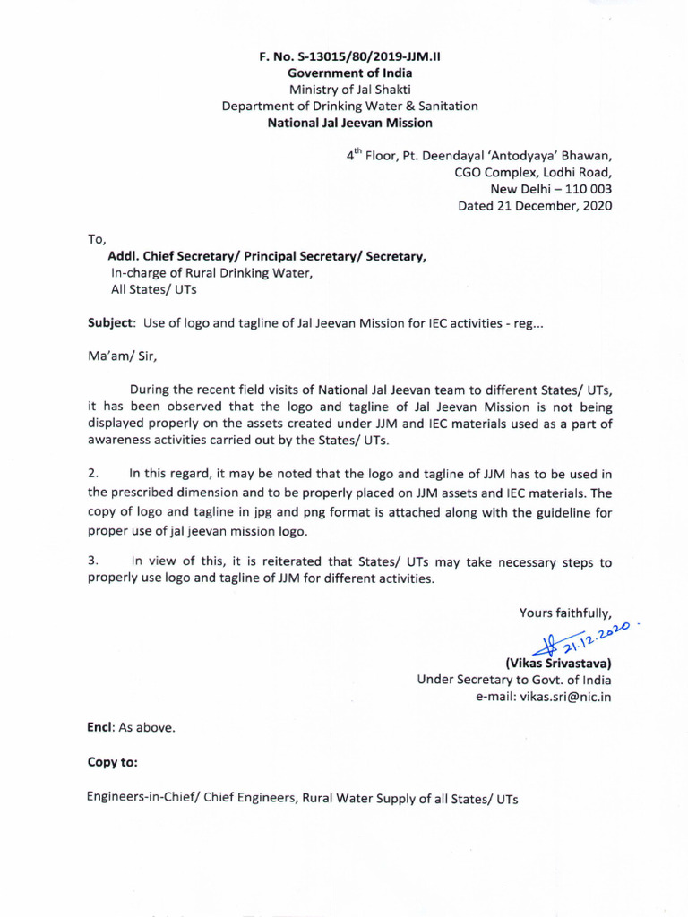 Use of JJM Logo and Tagline | PDF | Image Processing | Graphic Design