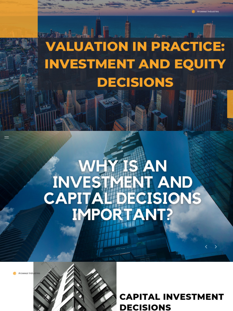 Investment & Equity Decisions Guide | PDF | Valuation (Finance) | Investing
