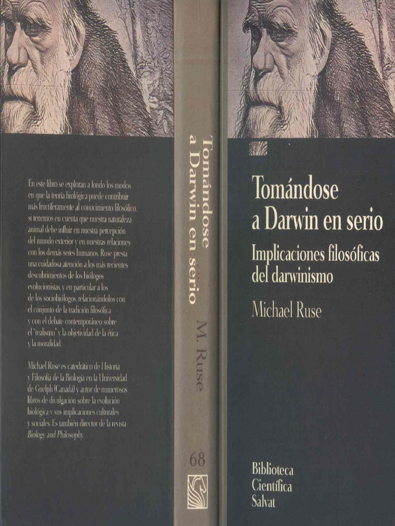 Tomandose A Darwin En Serio M Ruse Biblioteca Cientifica Salvat 068