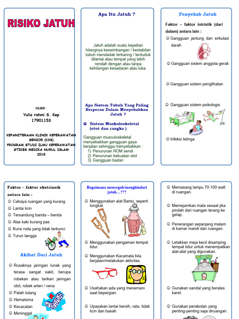 LEAFLET Resiko Jatuh | PDF