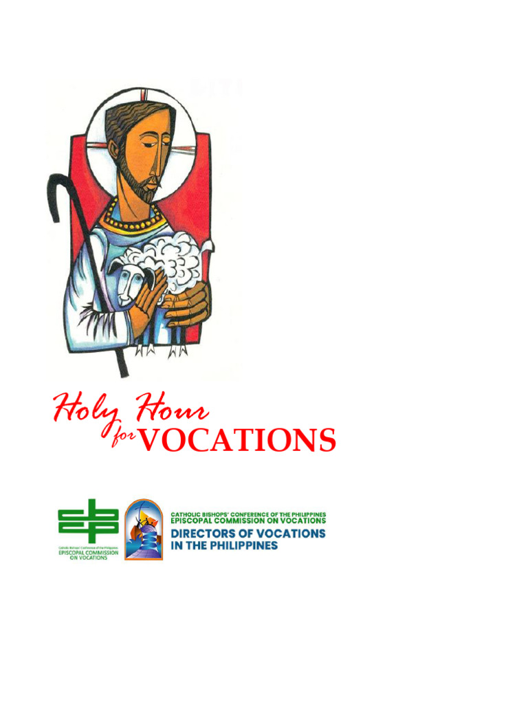 Holy Hour for Vocations Guide | PDF | Eucharist | Mary, Mother Of Jesus
