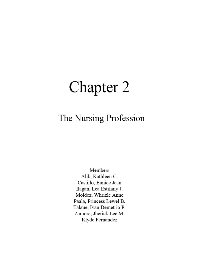 TFN Outline | PDF | Nursing | Profession