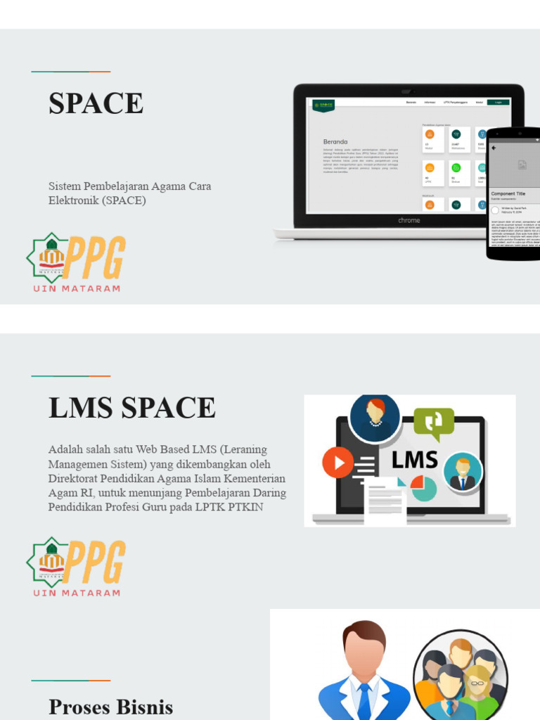 Panduan LMS SPACE 2023 - Mahasiswa LPTK UIN Mataram | PDF | Bisnis ...