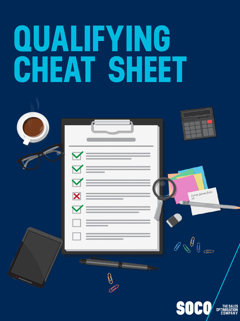 Qualifying Cheat Sheet (Editable) | PDF